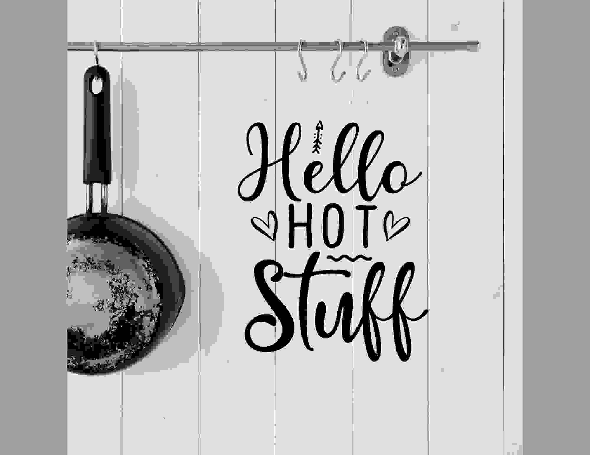 Hello Hot Stuff Digital File, Png, Svg. Dxf, Eps Files All Included ...