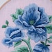 Blue Roses Embroidery Pattern Video Tutorial Floral - Etsy