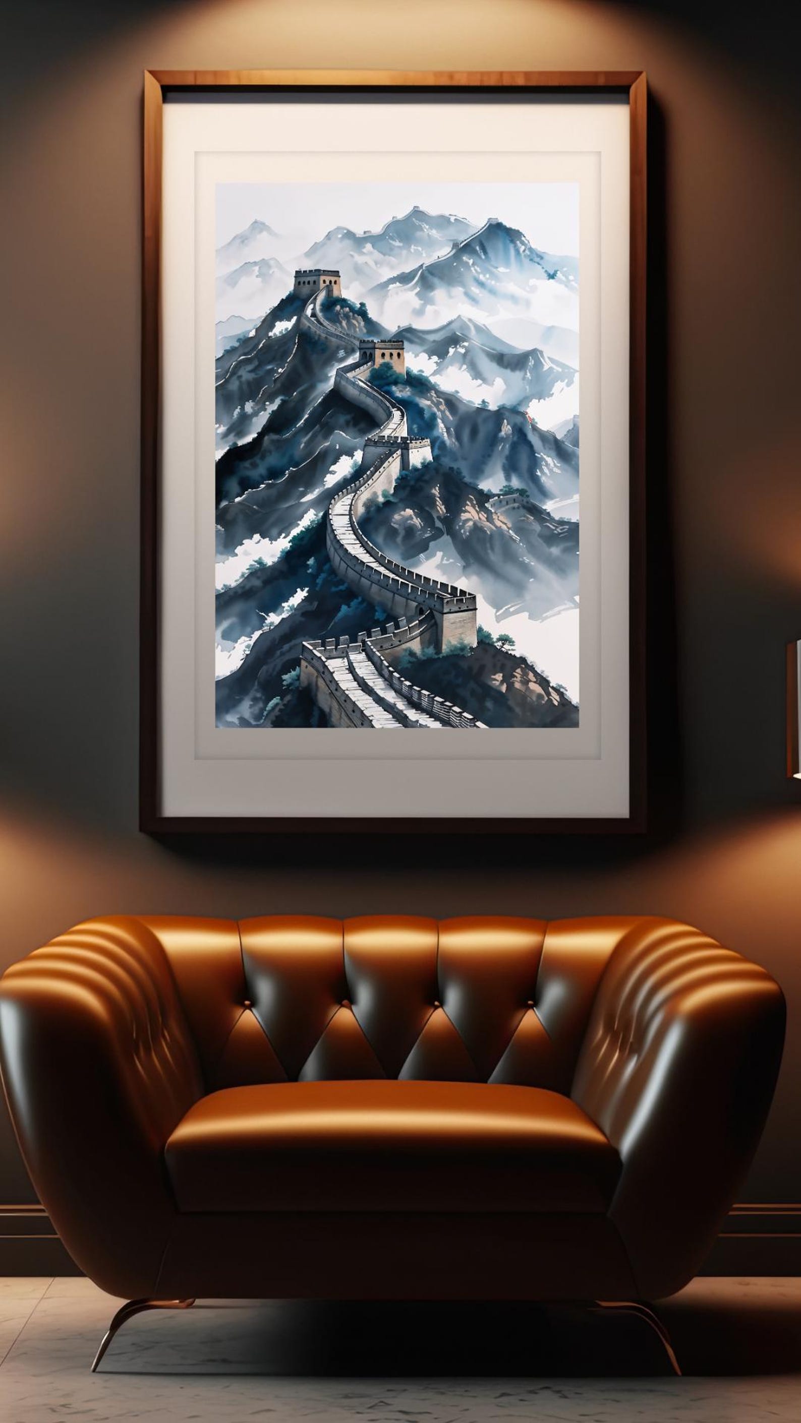 Vintage Great Wall of China Decor | Instant Download Art | Chinese ...