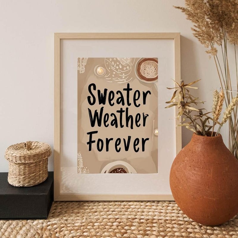 Sweater Weather Printable - Etsy