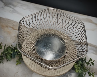 Hexagon Metal Basket - Etsy