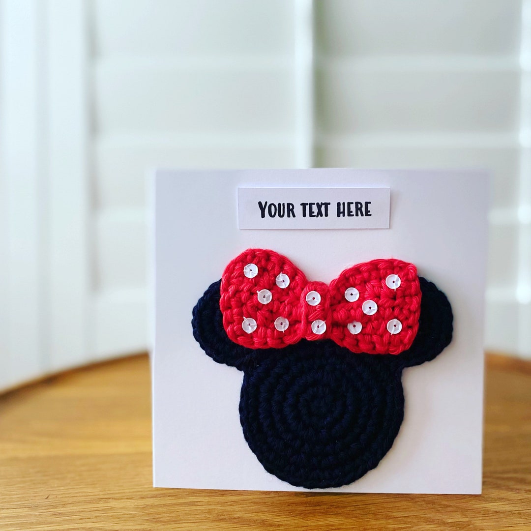 Personalised Crochet Greetings Card Birthday Happy - Etsy
