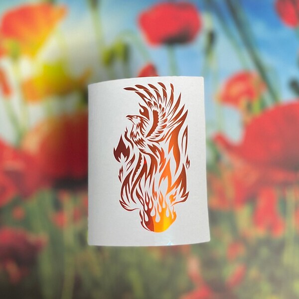 Phoenix Rising Car Decal - Etsy
