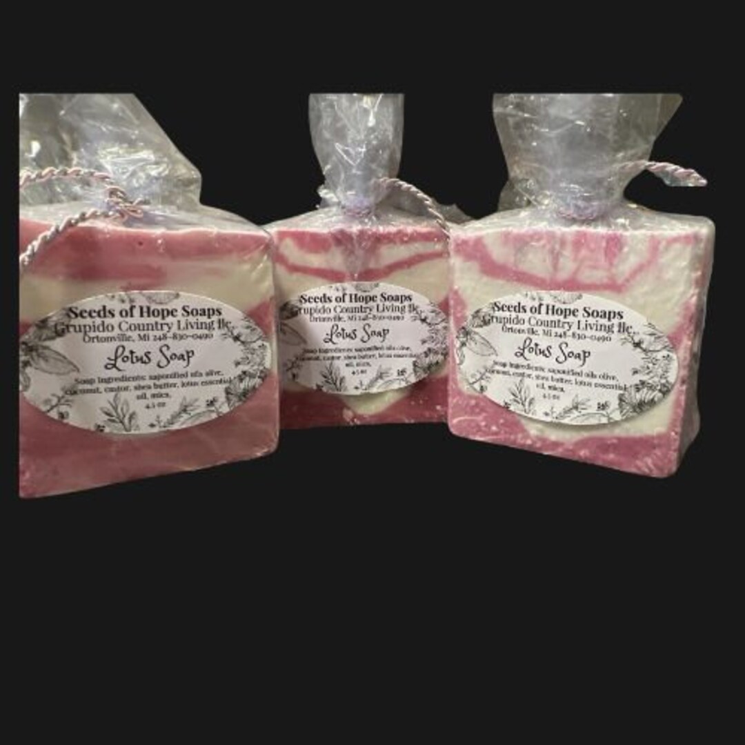 Lotus Flower Soap Bar| Lotus Soap| Natural Soap - Etsy