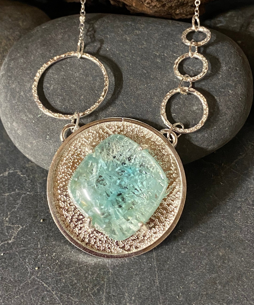 Crystal Prong Set Pendant Necklace - Etsy