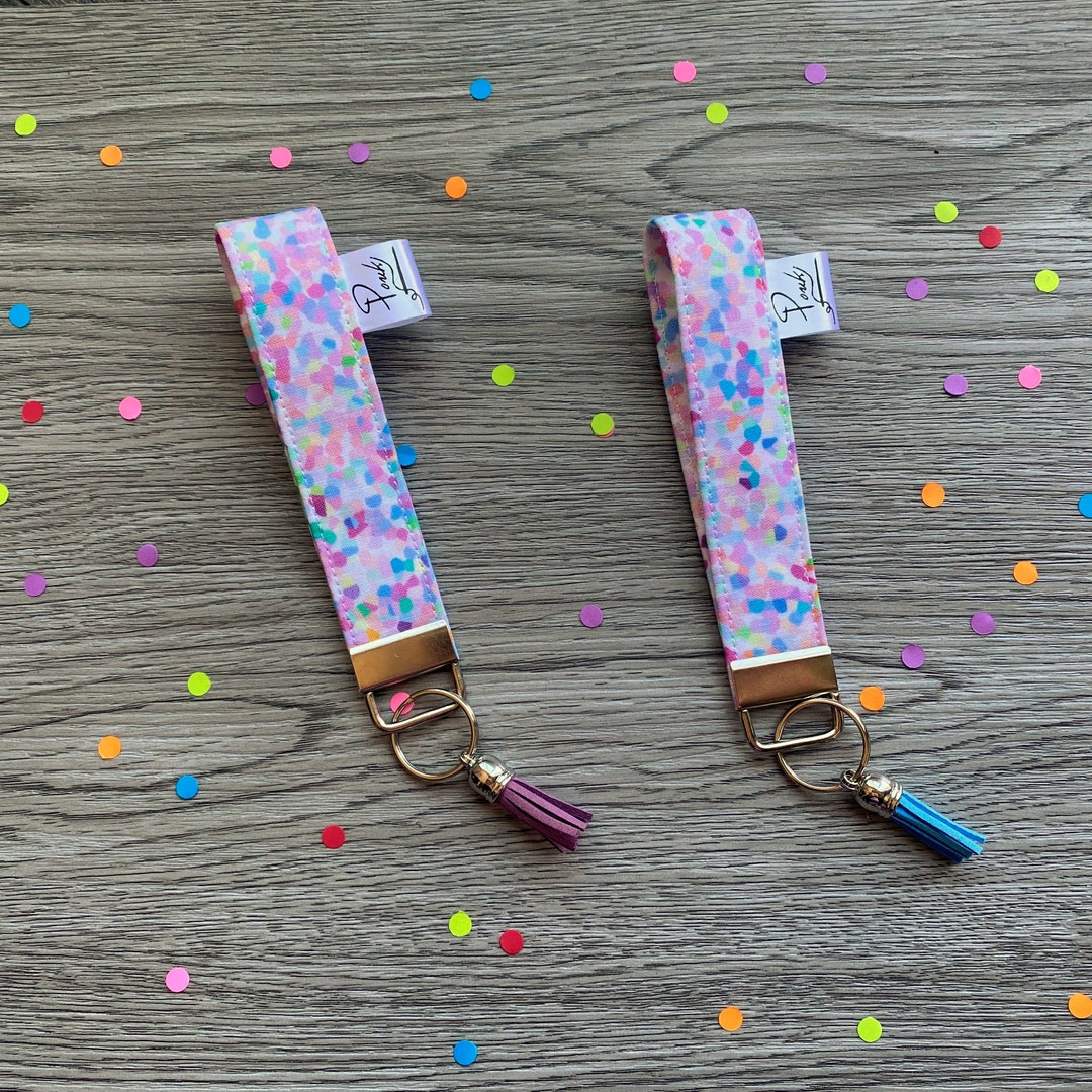 CONFETTIS Wrist Key Ring - Etsy