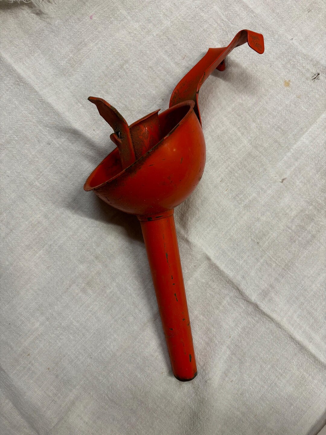 Old Oil Lube Self Piercing Can Opener Funnel Spout Mechanics Garage ...