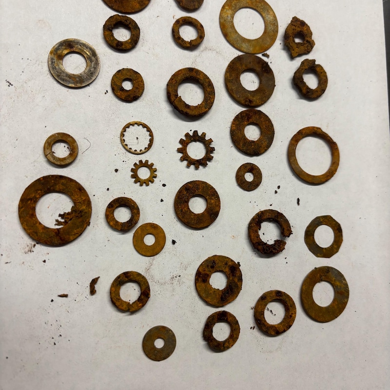 Rusty Metal Washers - Etsy