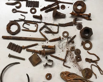 Rusty Hardware - Etsy