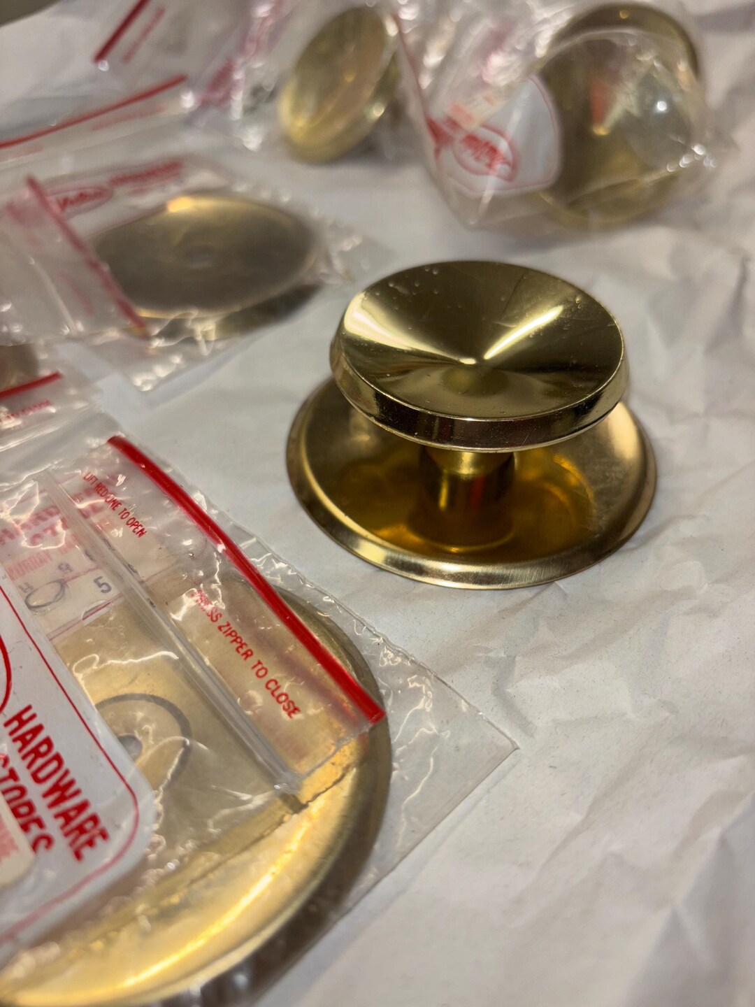 Vintage Drawer Pulls Knobs Set of 4 Knobs With Back Plate, Brass Aged ...