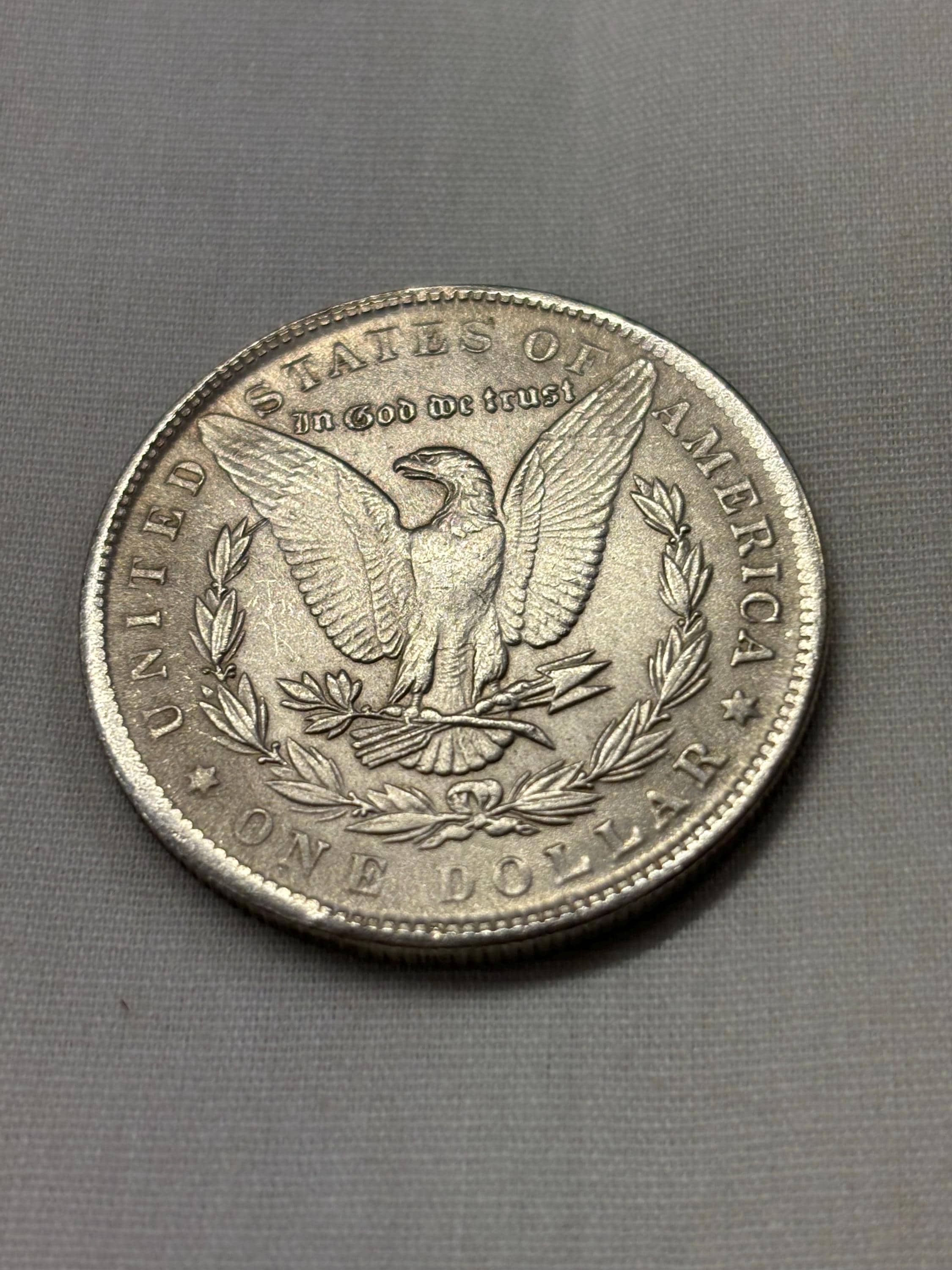 Morgan Silver Dollar Replica Copy 1897 Silver Dollar Commemorative Coin ...