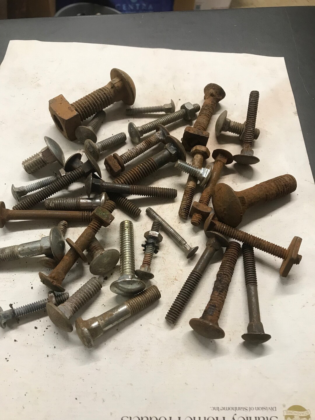 Weathered & Rusty Carriage Bolts Vintage 1" to 2” Long Assorted ...