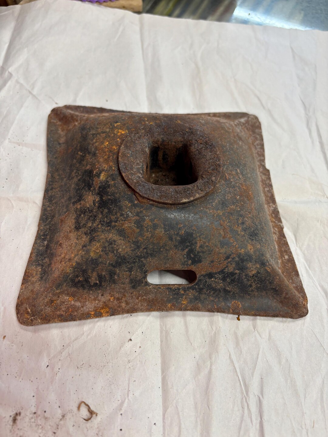 Antique Car Jack Base, Rustic Old Metal, Rusty Metal, Salvaged Metal ...