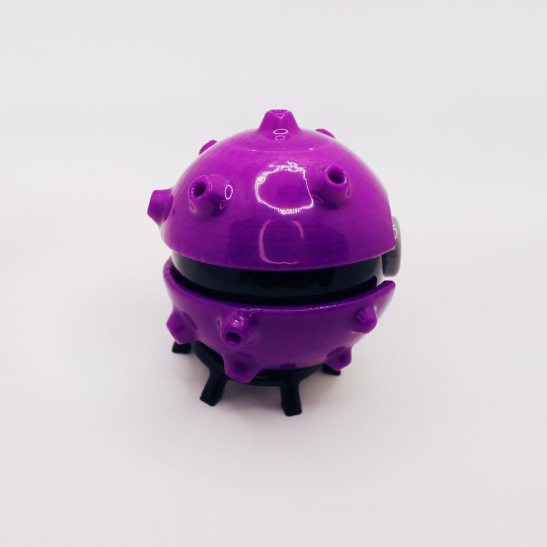 Koffing Themed Pokeball 3D Printed - Etsy