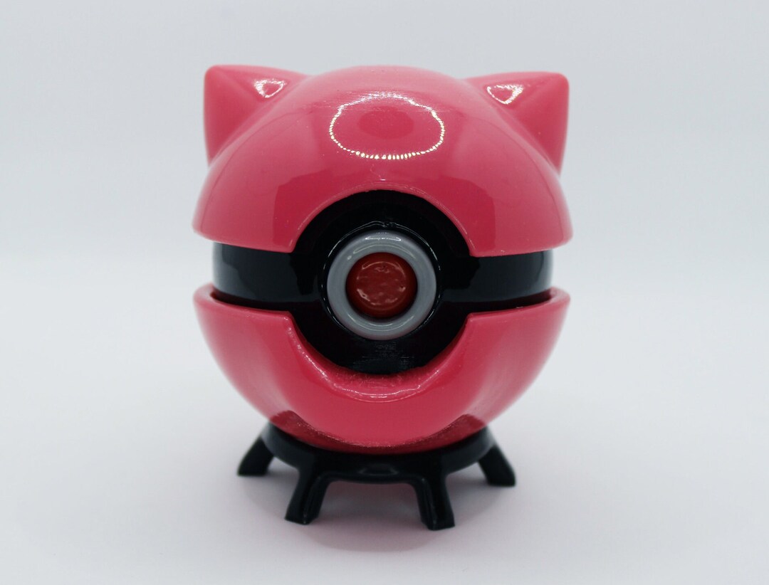 Mew Themed Pokeball 3D Printed - Etsy