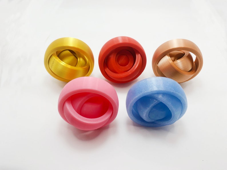 Fidget Gyro Sphere 3D Printed - Etsy