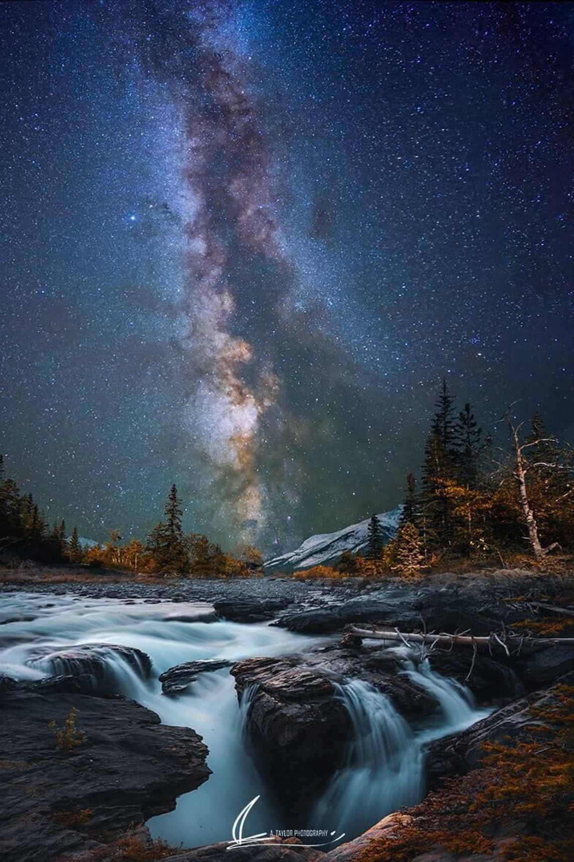 Milky Way Falls Photo Print - Etsy
