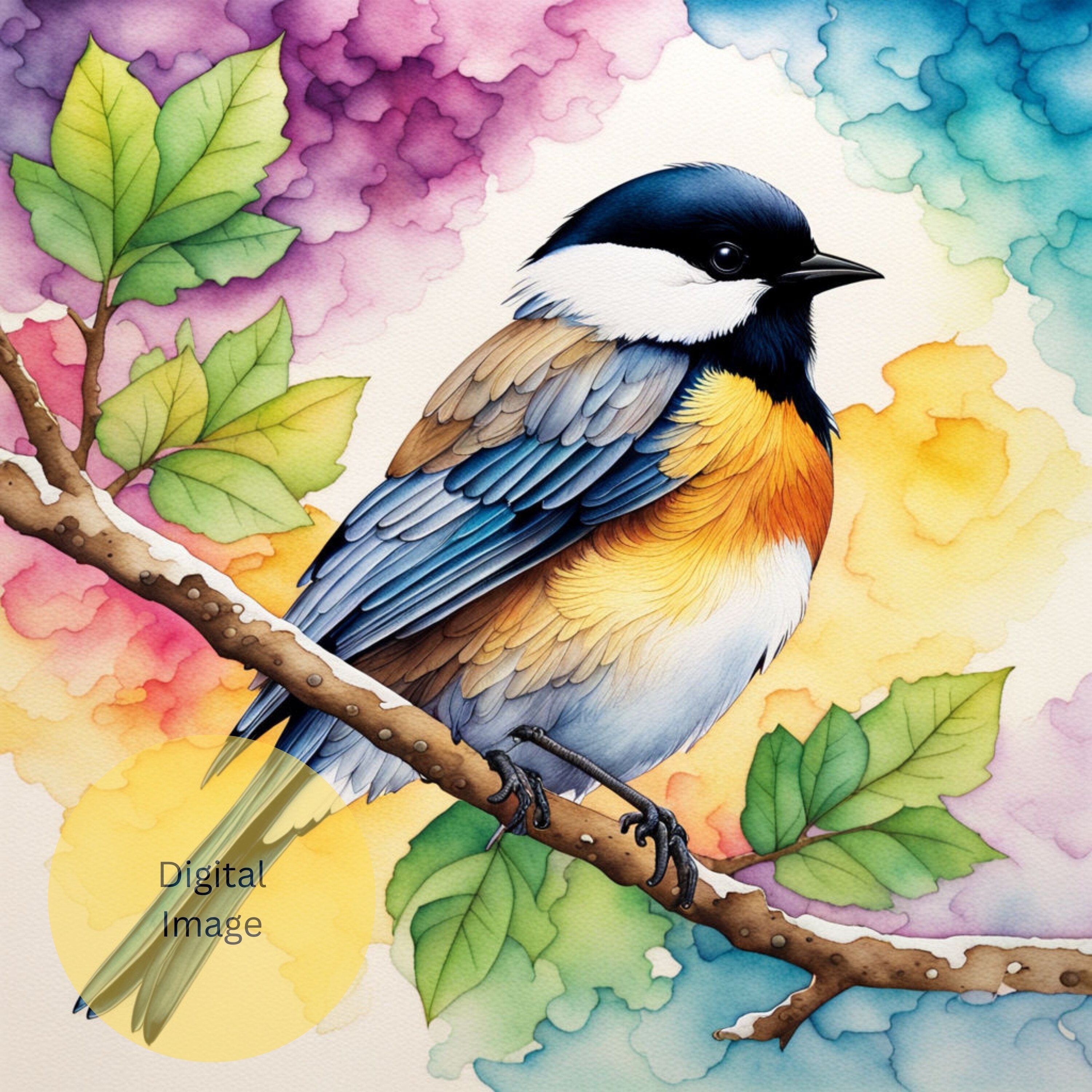 Beautiful Watercolor Birds, Use for Cards, Scrapbooking, Wall Art ...