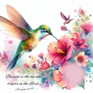 Beautiful Hummingbirds of Praise, Use for Cards, Wall Art, Apparel ...