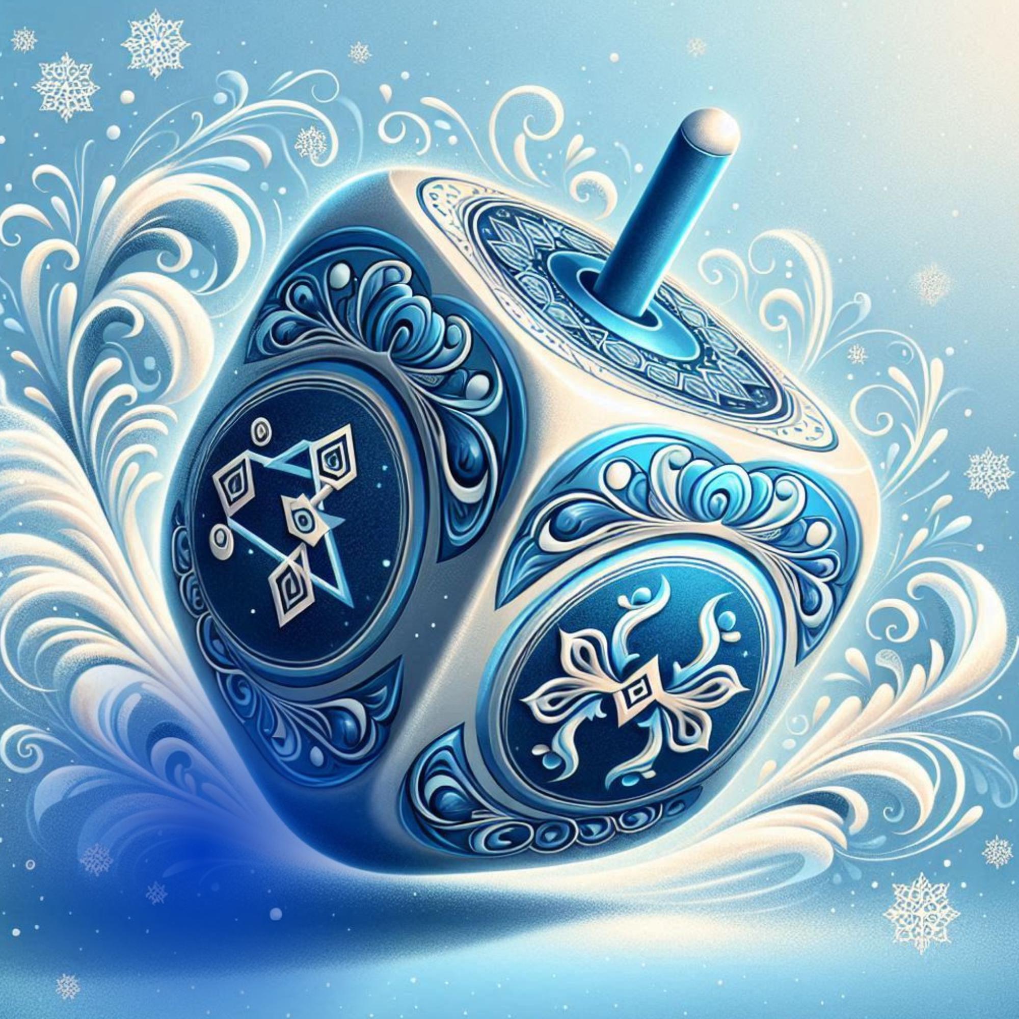 Hanukkah, Elegant Dreidels - Etsy