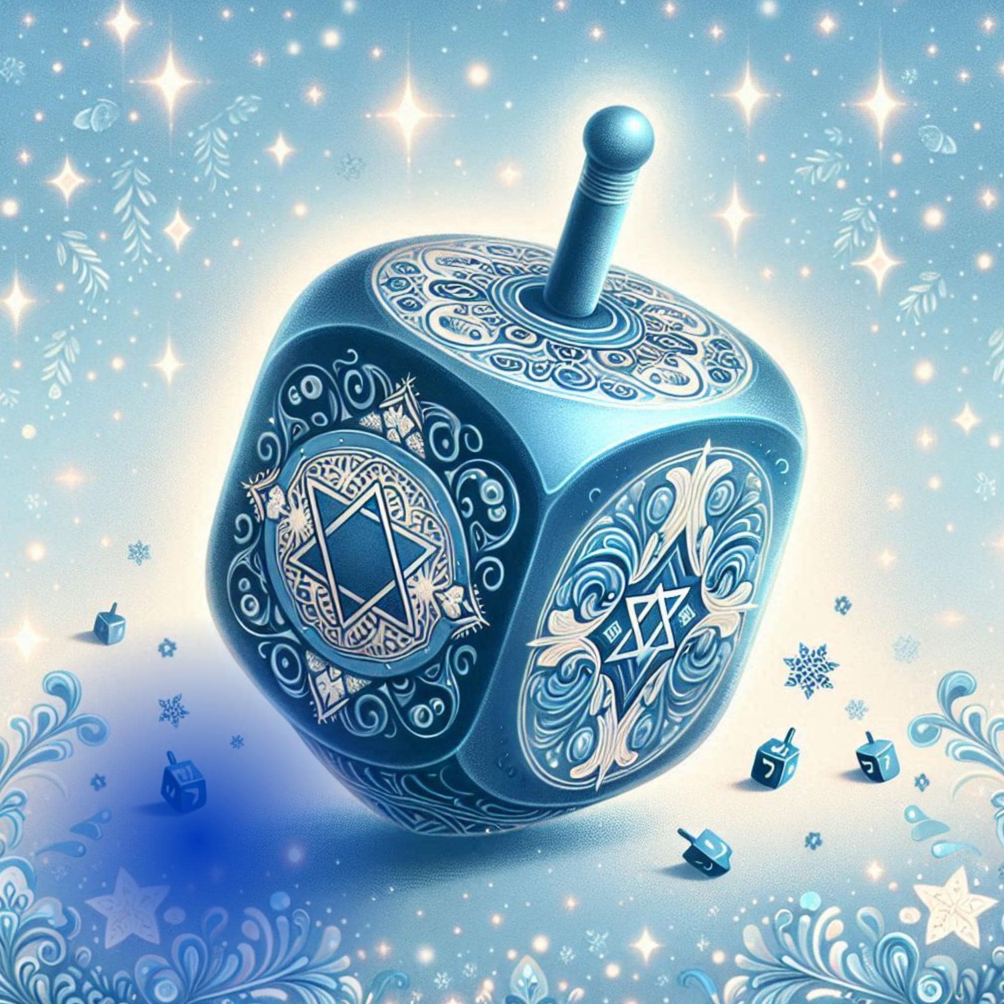 Hanukkah, Elegant Dreidels - Etsy