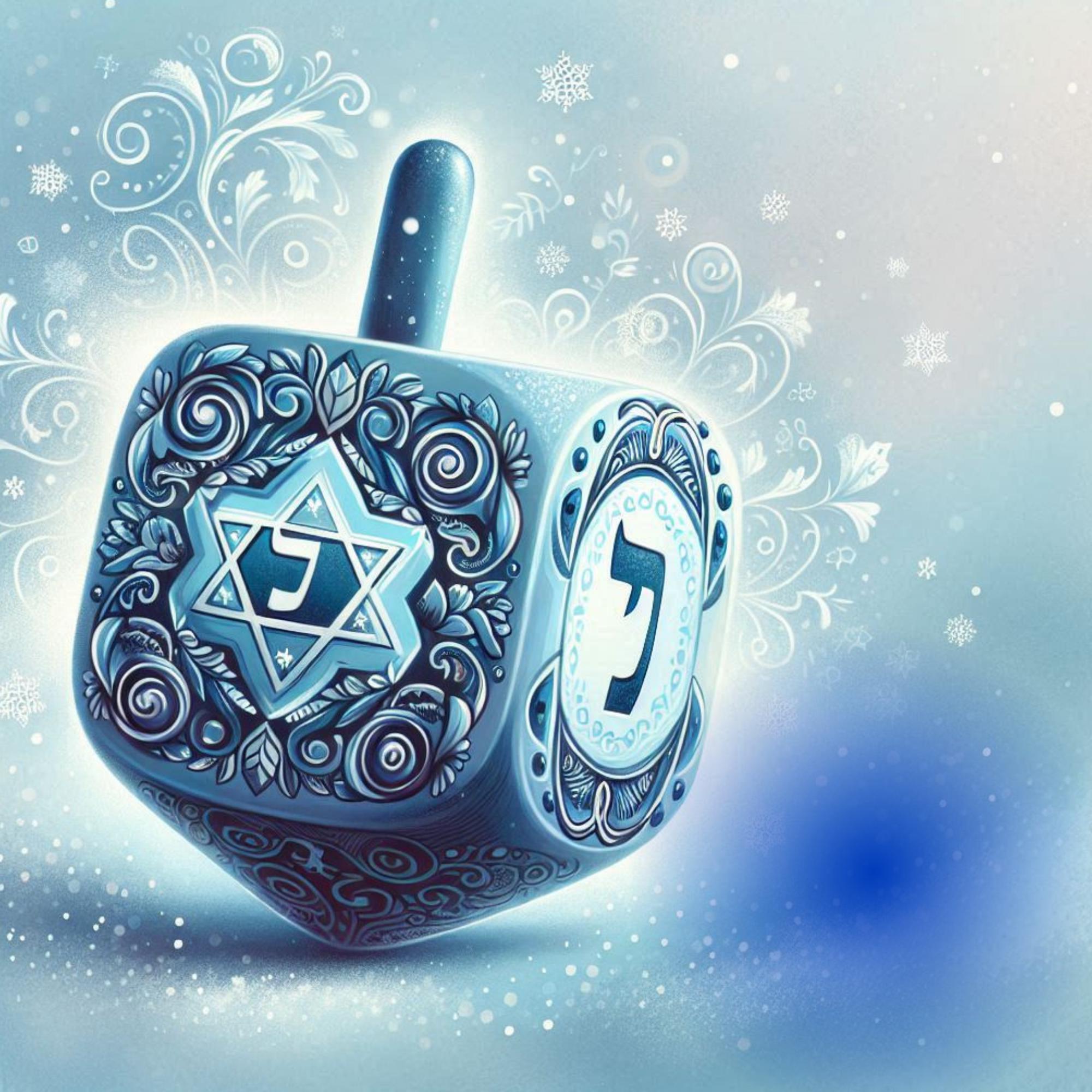 Hanukkah, Elegant Dreidels - Etsy