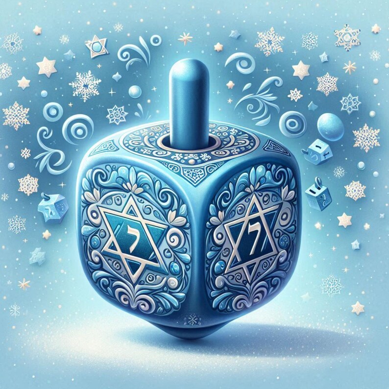 Hanukkah, Elegant Dreidels - Etsy