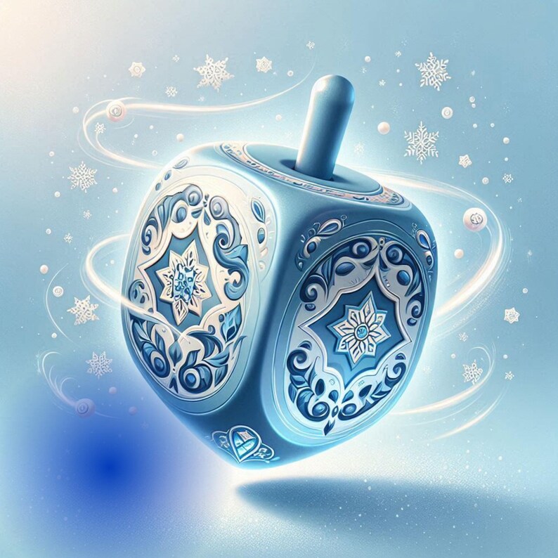 Hanukkah, Elegant Dreidels - Etsy