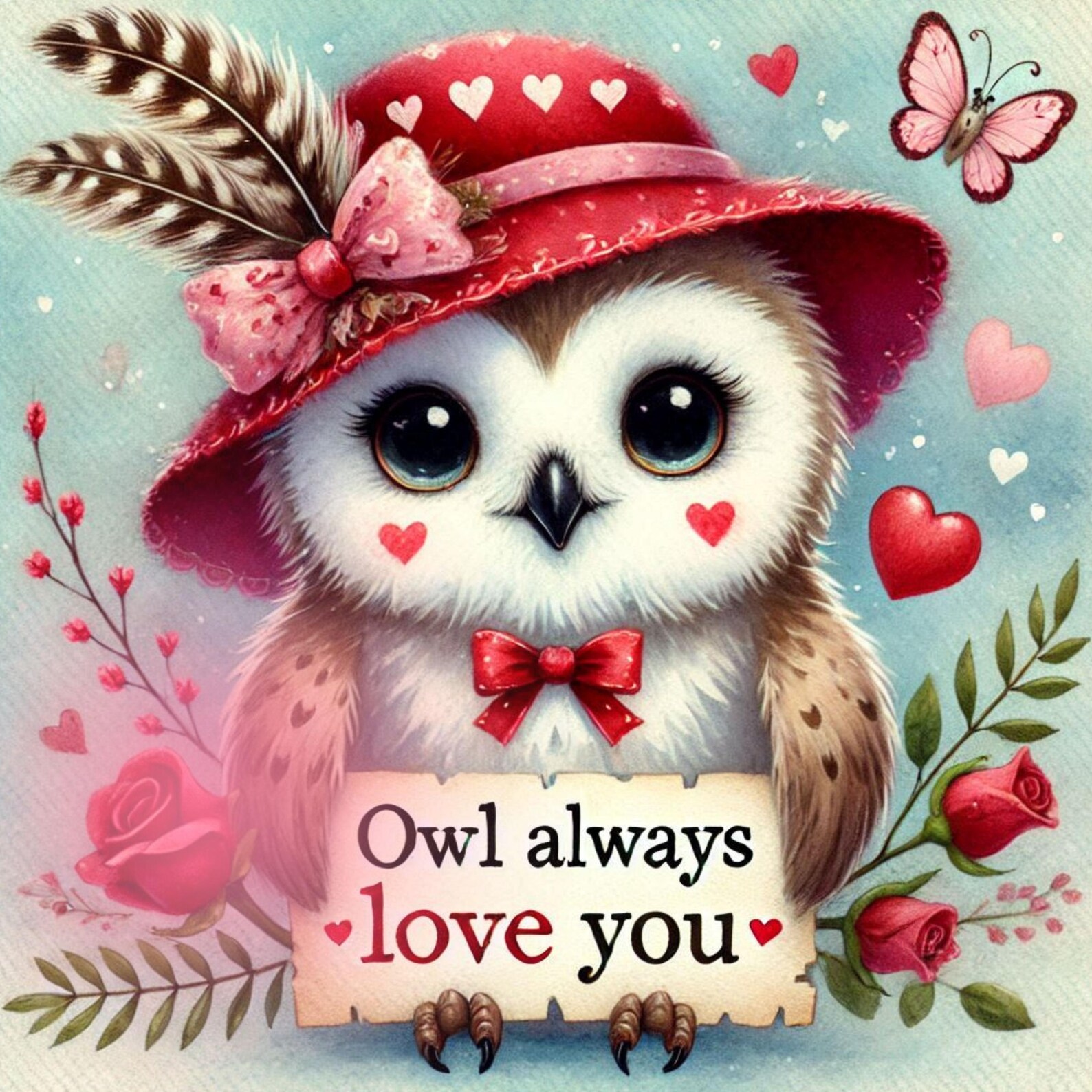 Adorable Owls, Valentines, Owl Always Love You, Use for Apparel, Cards ...