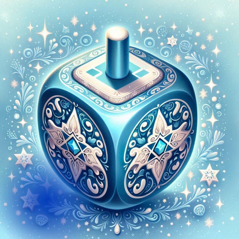 Hanukkah, Elegant Dreidels - Etsy