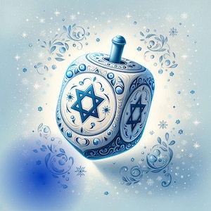 Hanukkah, Elegant Dreidels - Etsy