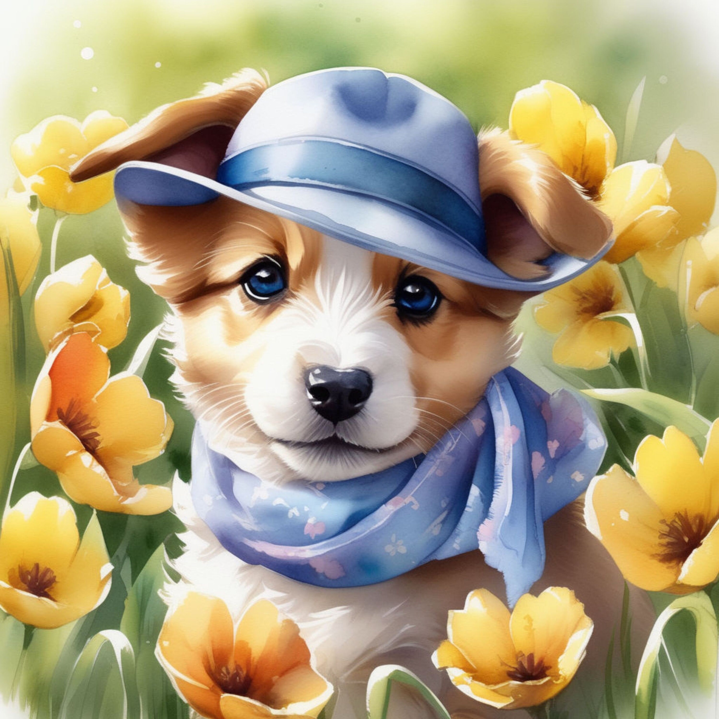 Puppy Love, Precious Puppy Clipart, Use for Cards, Wall Art, Apparel, Scrapbooks, Canvases ...