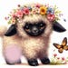 Adorable Little Lambs, Use for Cards, Nursery Wall Art, Apparel ...