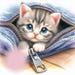 Peek-a-boo Animals, Use for Cards, Wall Art, Apparel, Scrapbooks ...