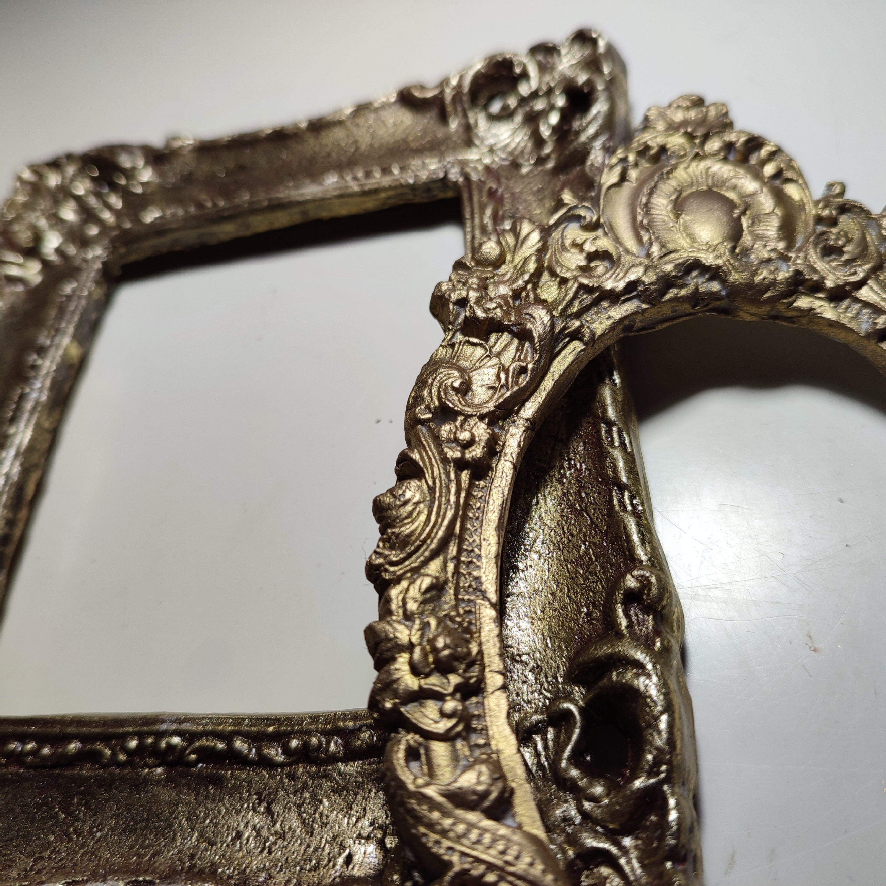 Set 3 Piece Vintage Victorian Style Mini Gold Ornate Frames, Antique ...