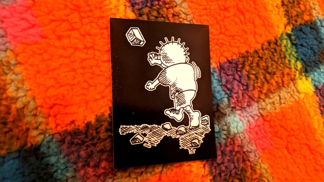 Handala; Palestine Solidarity Sticker: 2.75"x2.13" One or Packs of 5/10 ...