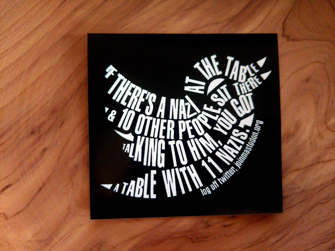 Fediverse Recruitment Sticker: Log off Twitter! 2.75" Square, Packs of ...