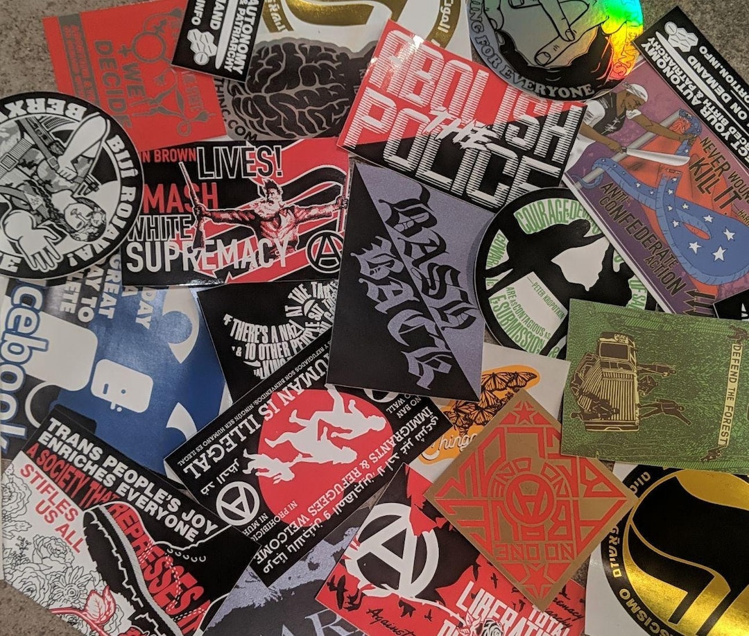 Slap Pack! A Grab Bag of Municipal Adhesives Stickers, Roughly 13 ...