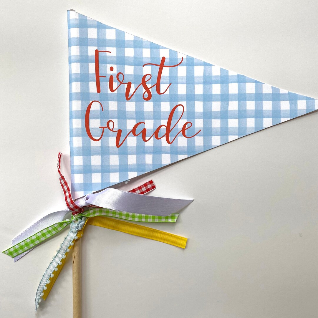First Day of School Flag - Etsy