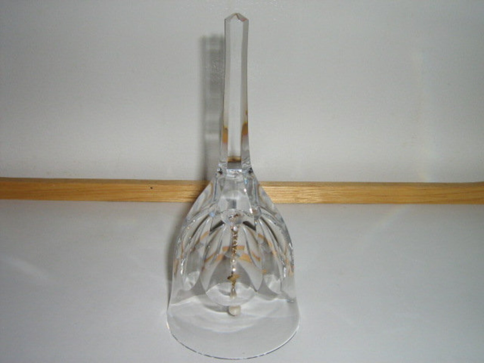 Vintage Collectible Lead Crystal Bell with Rhinestone Cross | Etsy