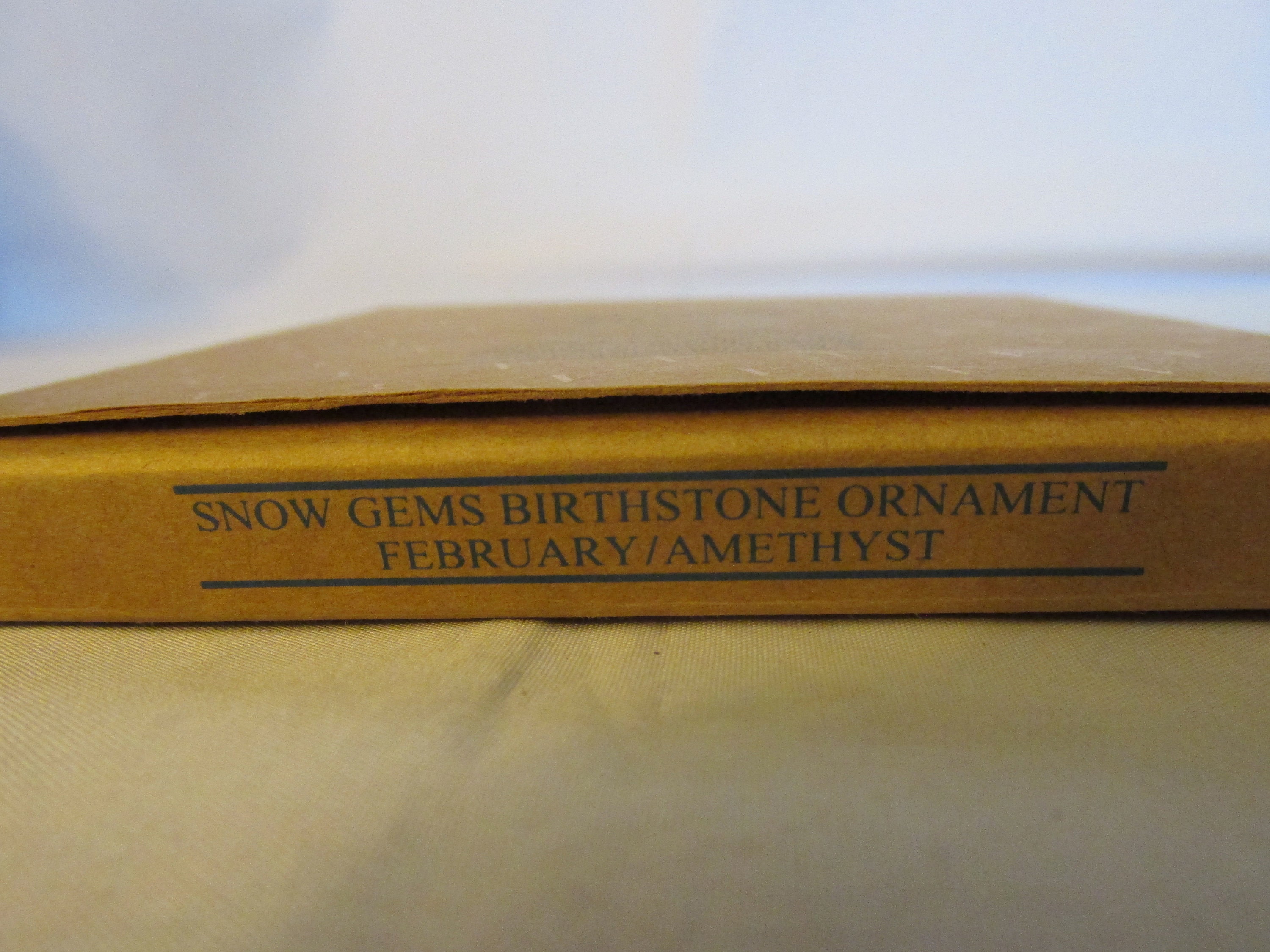 Vintage Avon snow Gems Birthstone Ornament - Etsy