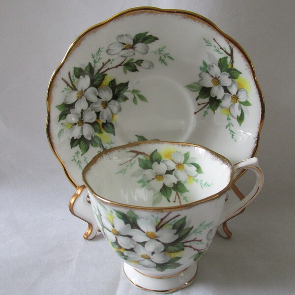 Royal Albert Bone China Dogwood Pattern - Etsy