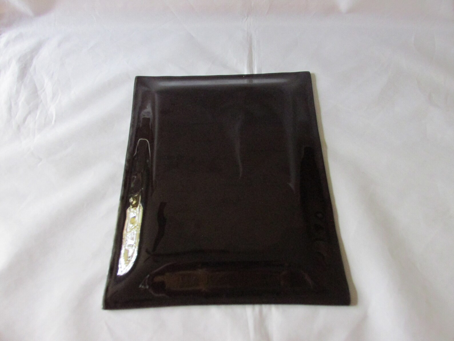 Vintage State of Ohio Rectangular Glass Collector Plate, Excellent ...