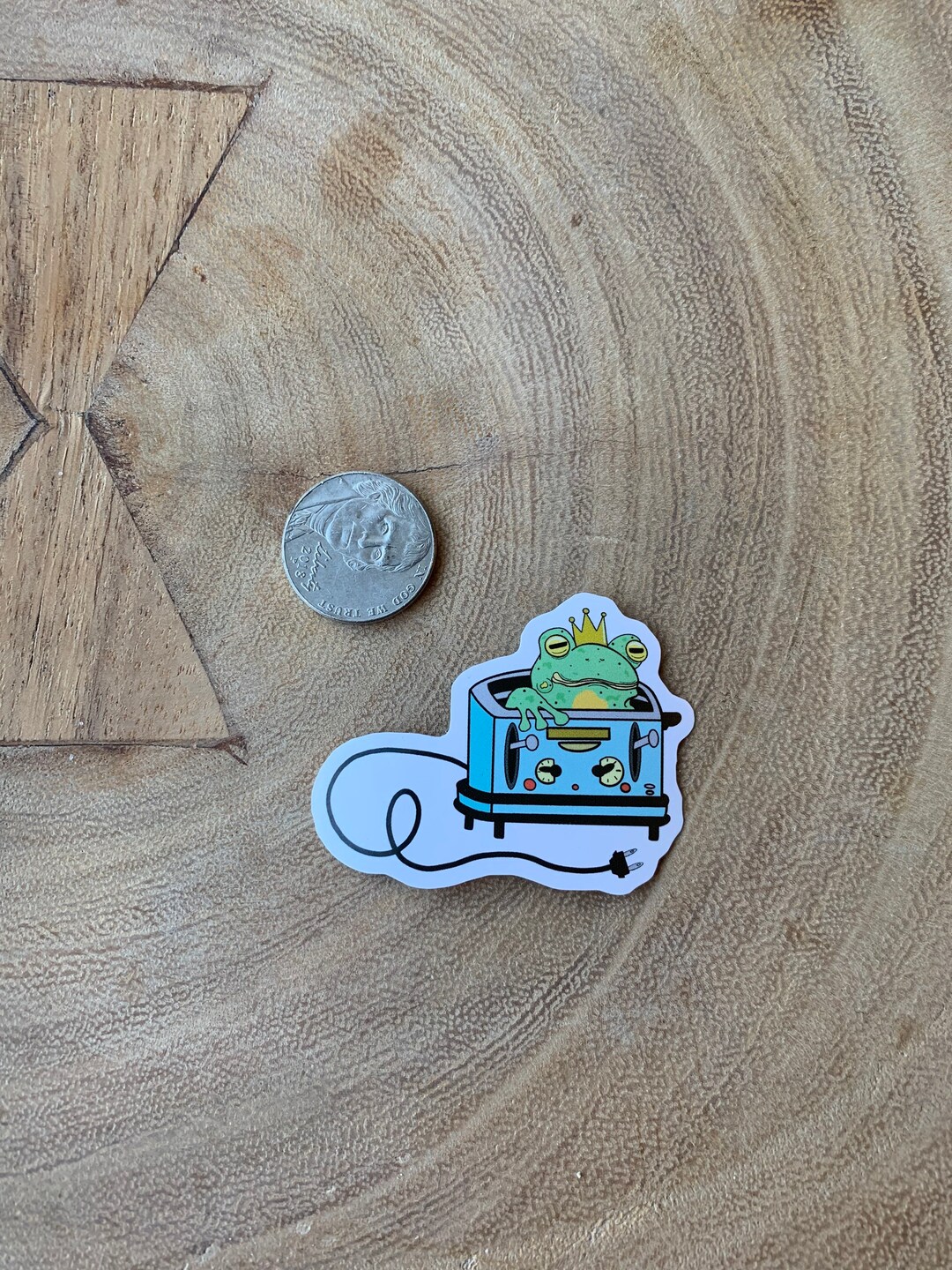 Toaster Frog Vinyl - Etsy