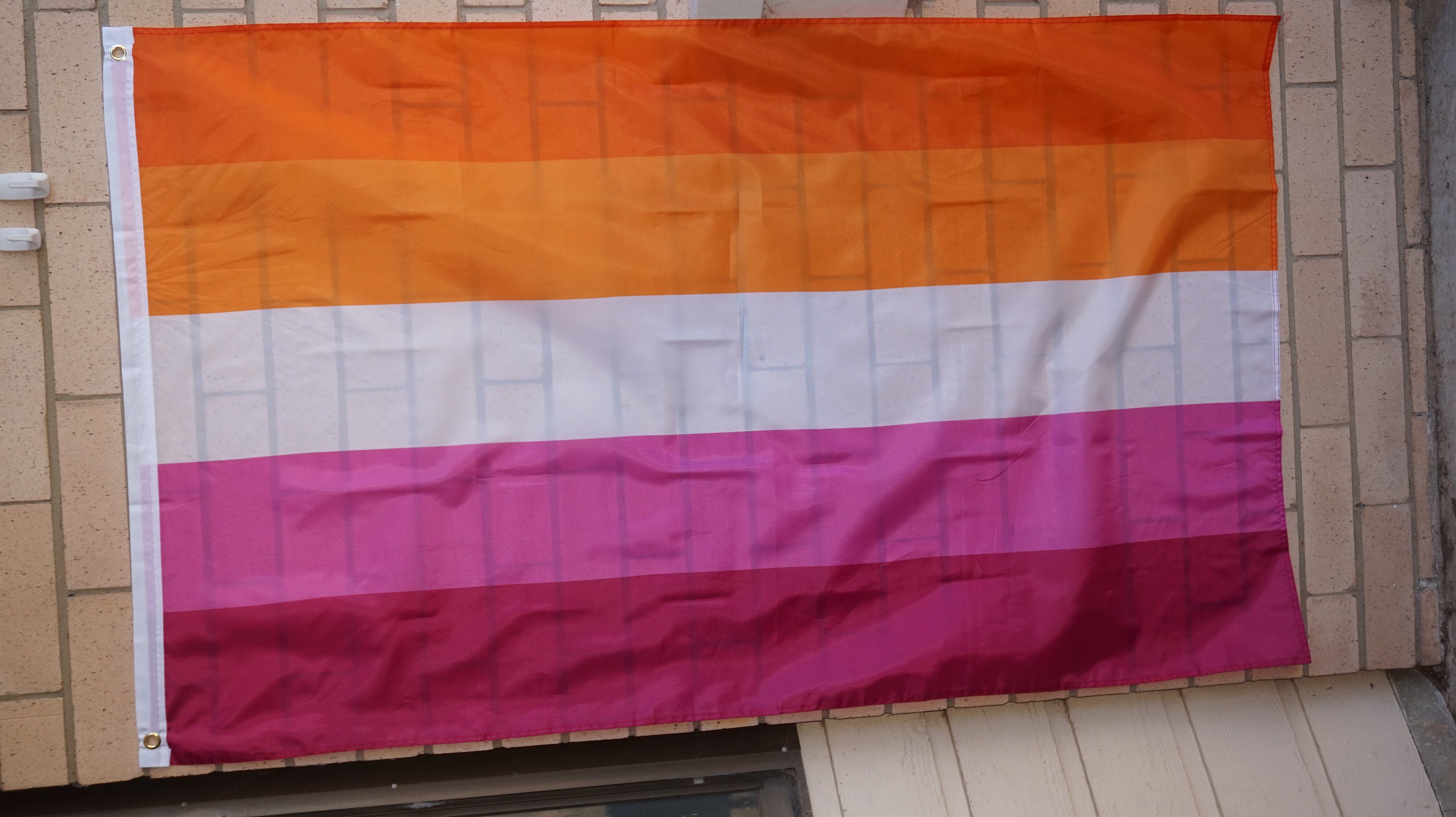 Community Lesbian sunset flag large 3' X 5' | Etsy