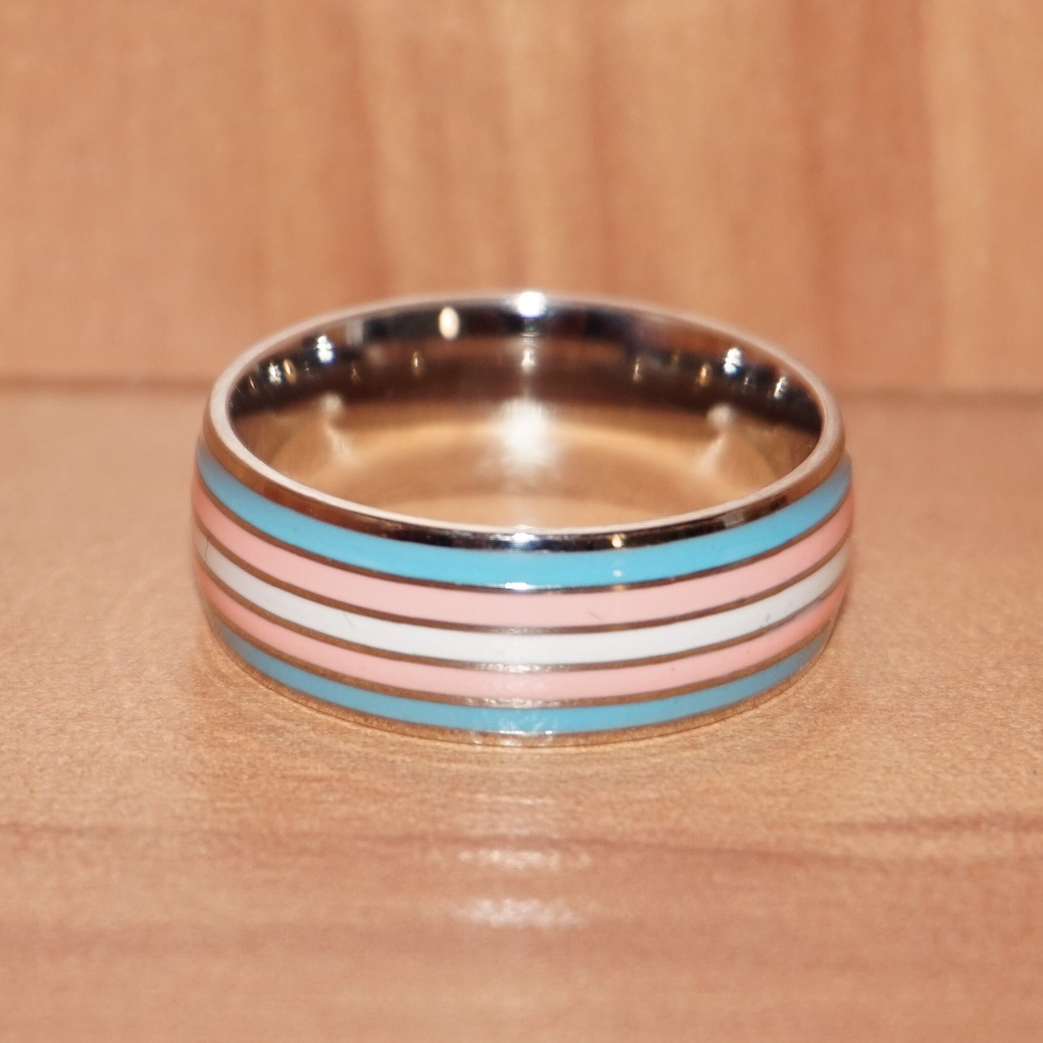 Transgender Pride Ring - Etsy