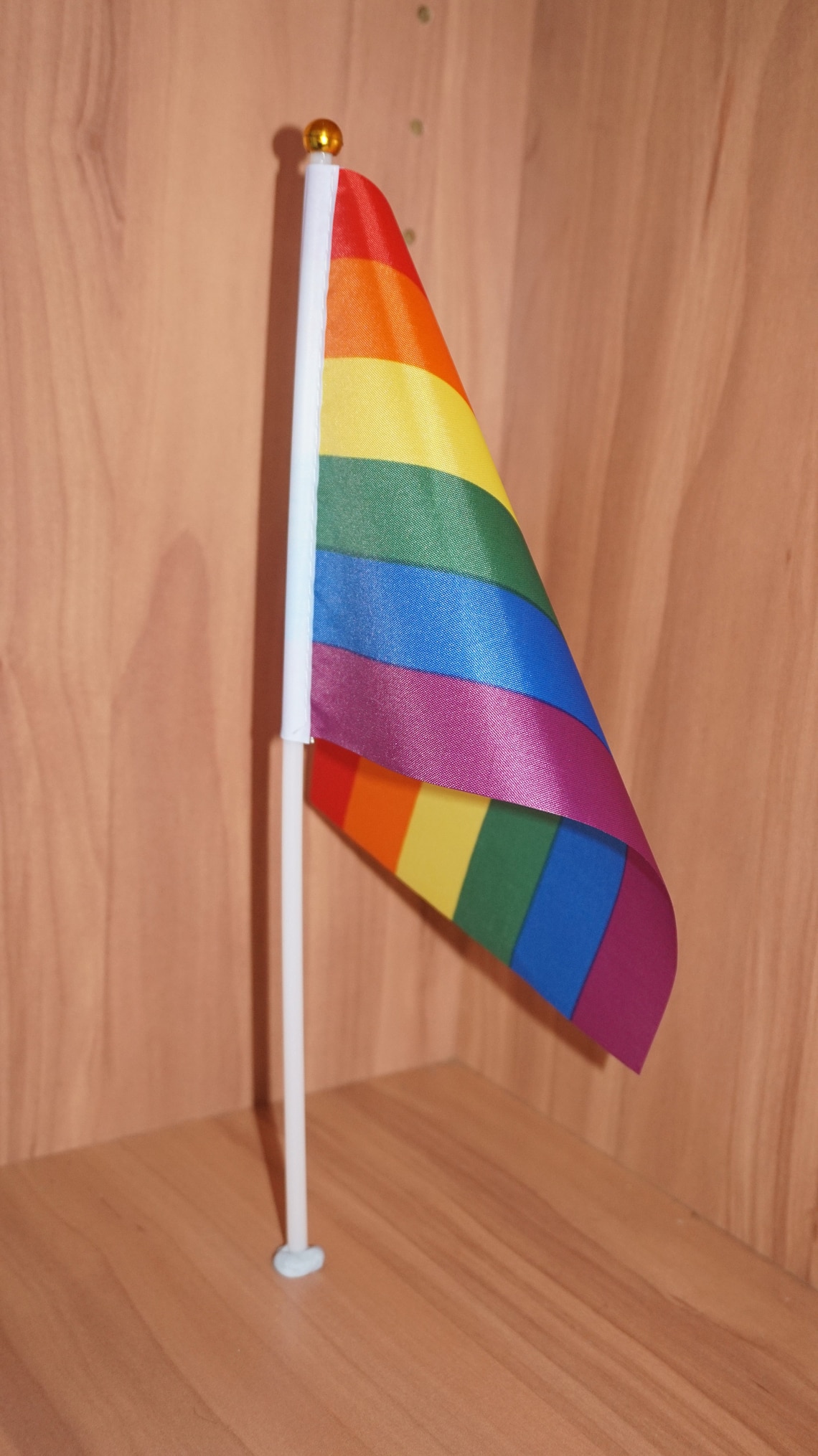 Rainbow pride flag small handheld 20X15cm | Etsy