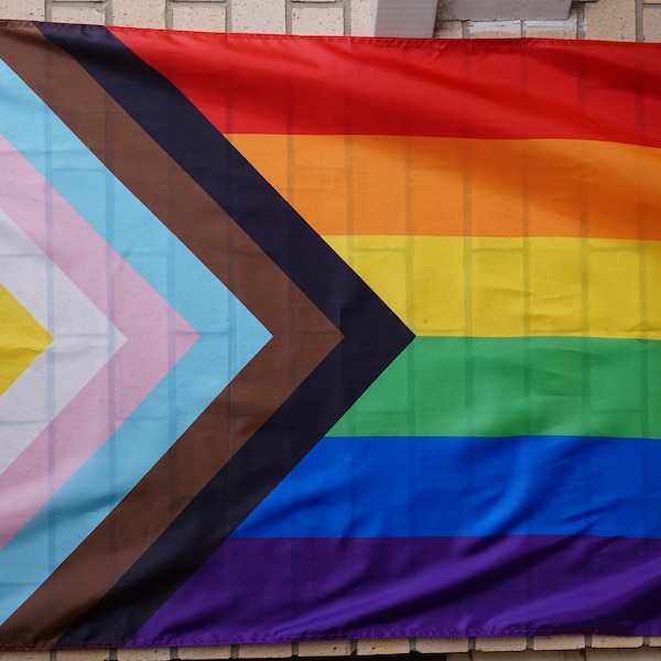 3 5 Progress Pride Flag - Etsy