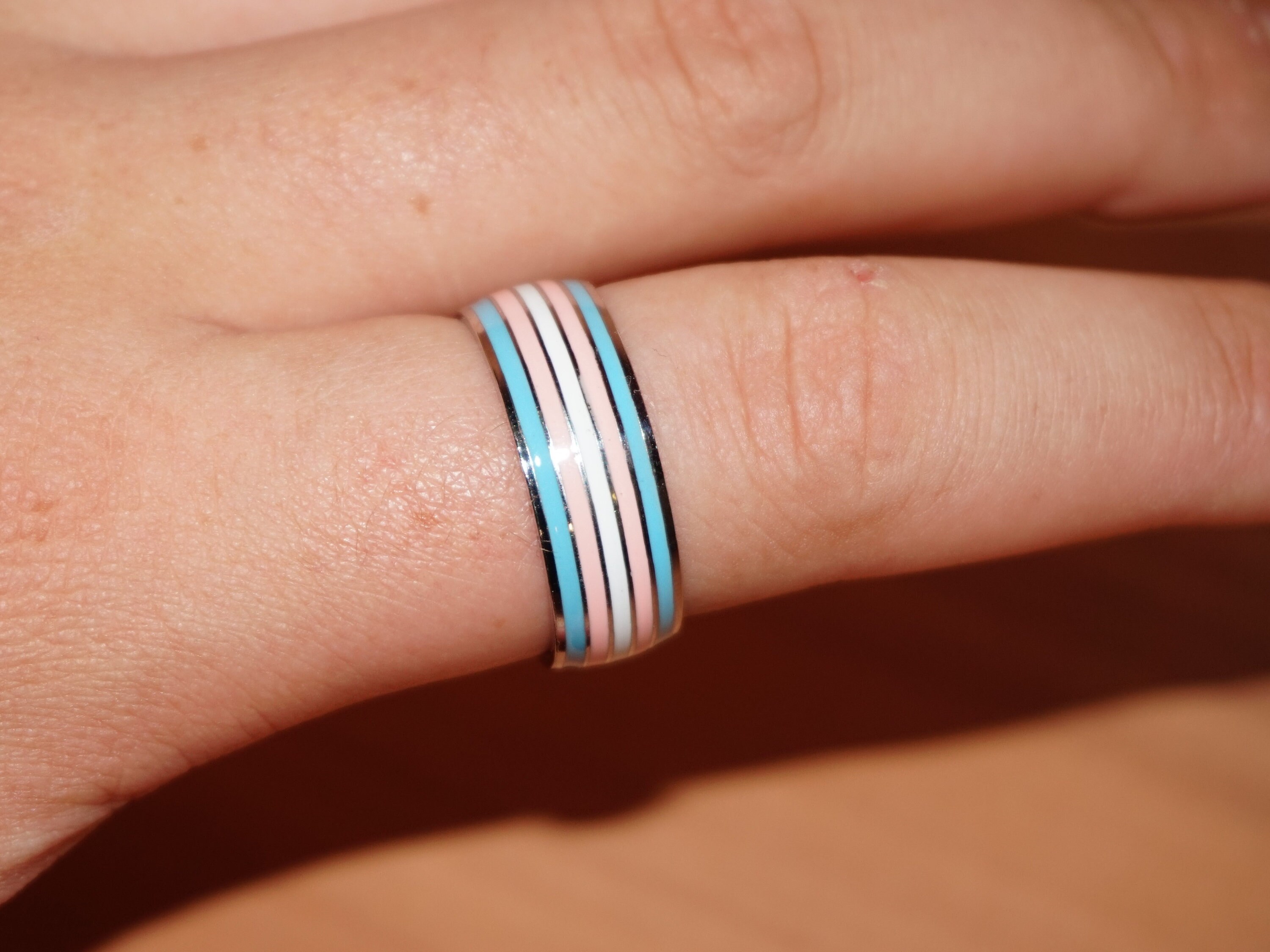 Transgender Pride Ring - Etsy
