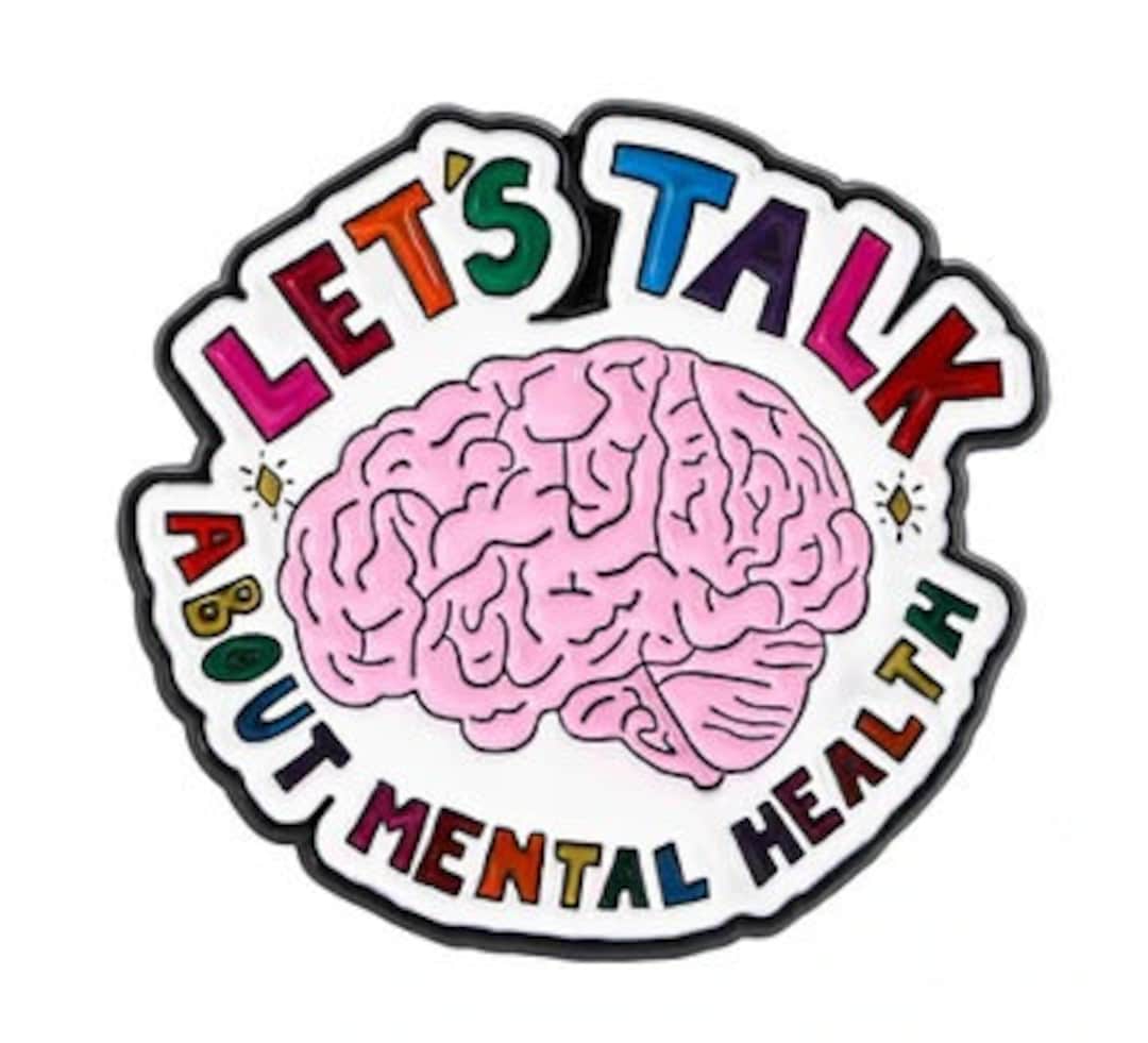 Mental Health Positivity Let's Talk About Mental Health - Etsy